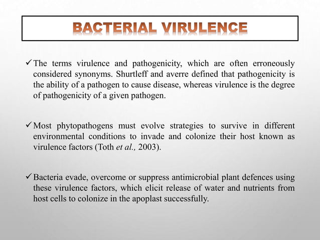 MOLECULAR MECHANISMS OF VIRULENCE AND PATHOGENESIS OF PLANT PATHOGENIC BACTERIA.pptx