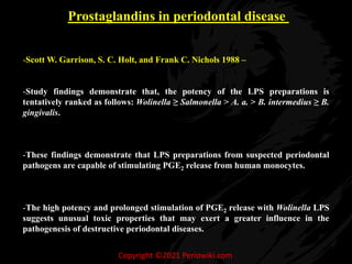 Molecular mediators in periodontal pathology | PPTX