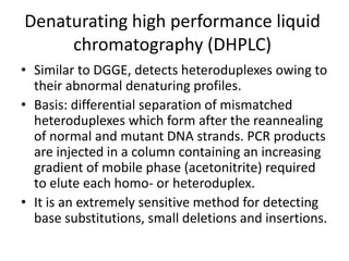 Molecular Methods for Diagnosis of Genetic Diseases | PPT