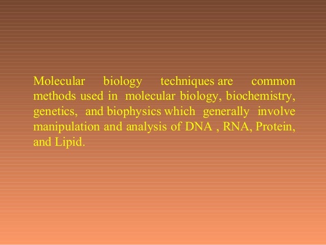 Methods In Molecular Biology