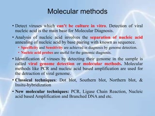 Molecular methods | PPT