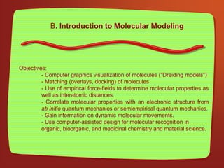 Molecular Modeling.ppt.ppt | Chemistry | Science