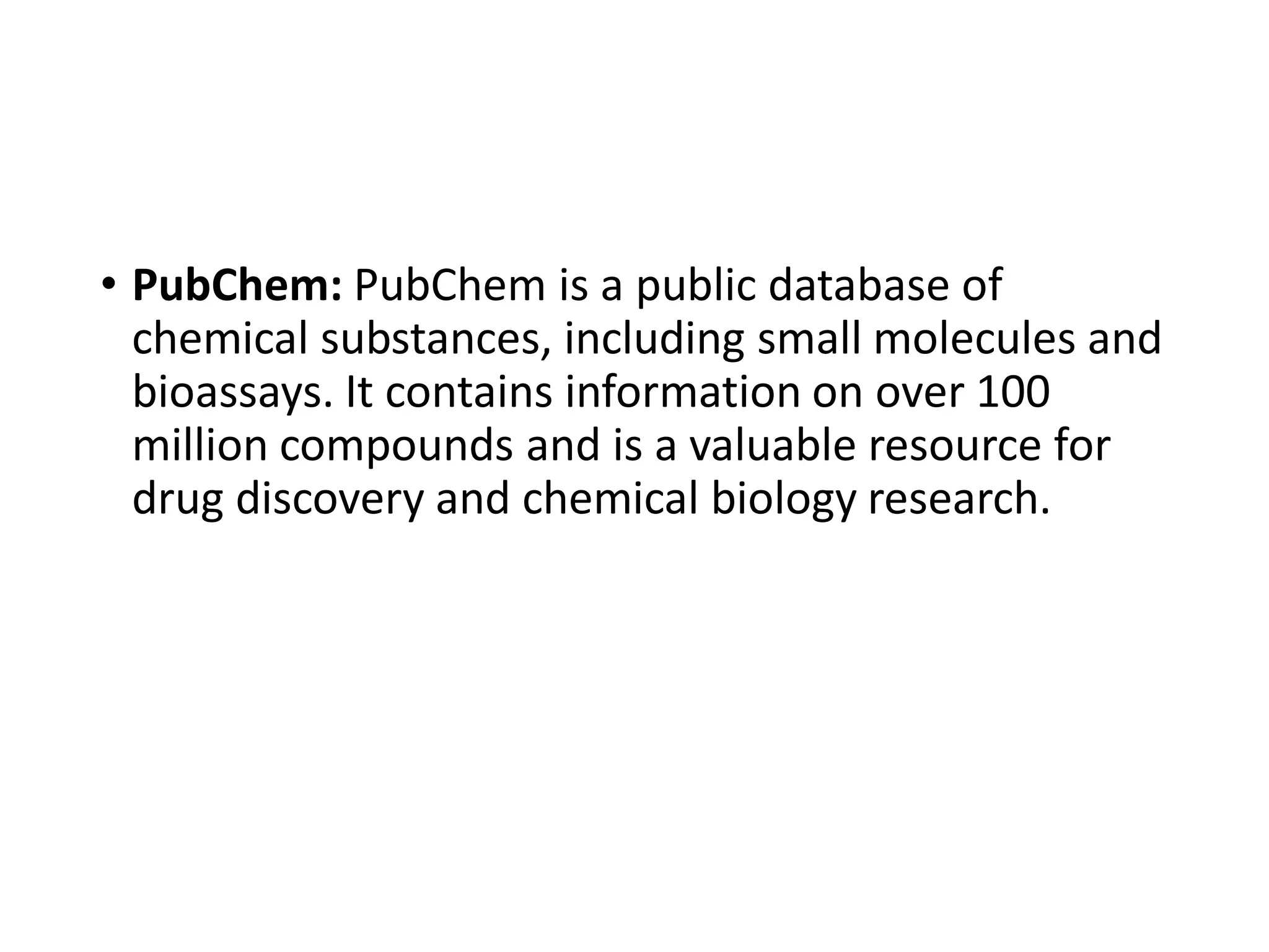 Molecular modeling database | PDF