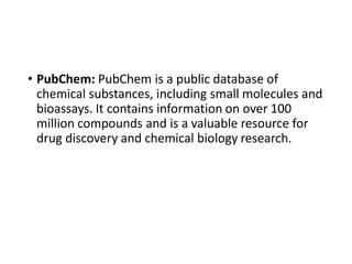 Molecular modeling database | PDF