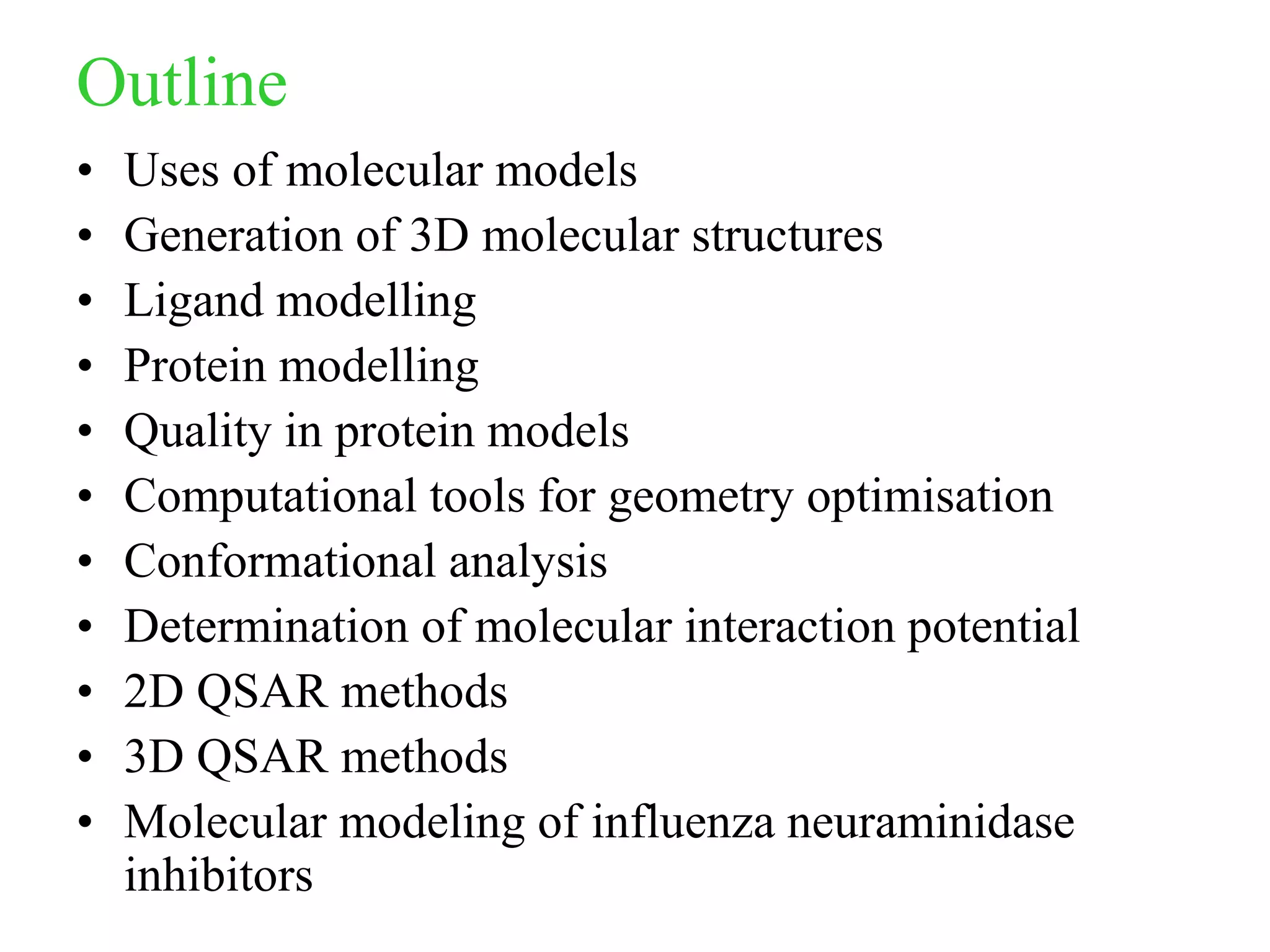 Molecular modeling in rational drug design | PPT
