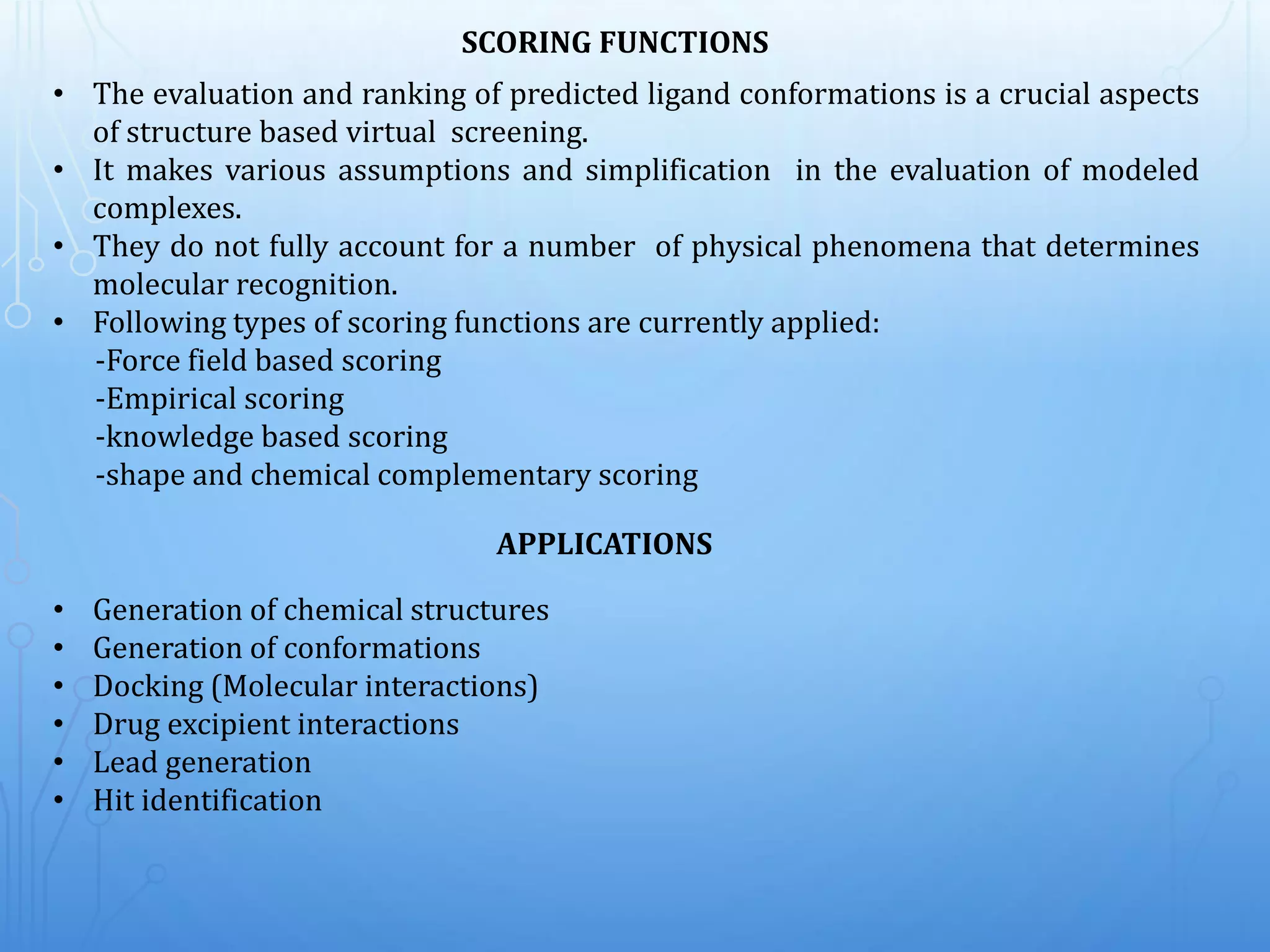 Molecular modelling and dcoking.pptx