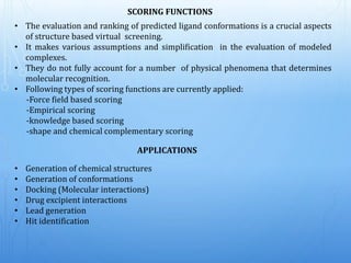 Molecular modelling and dcoking.pptx