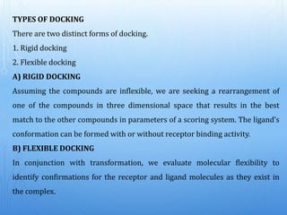 Molecular modelling and dcoking.pptx