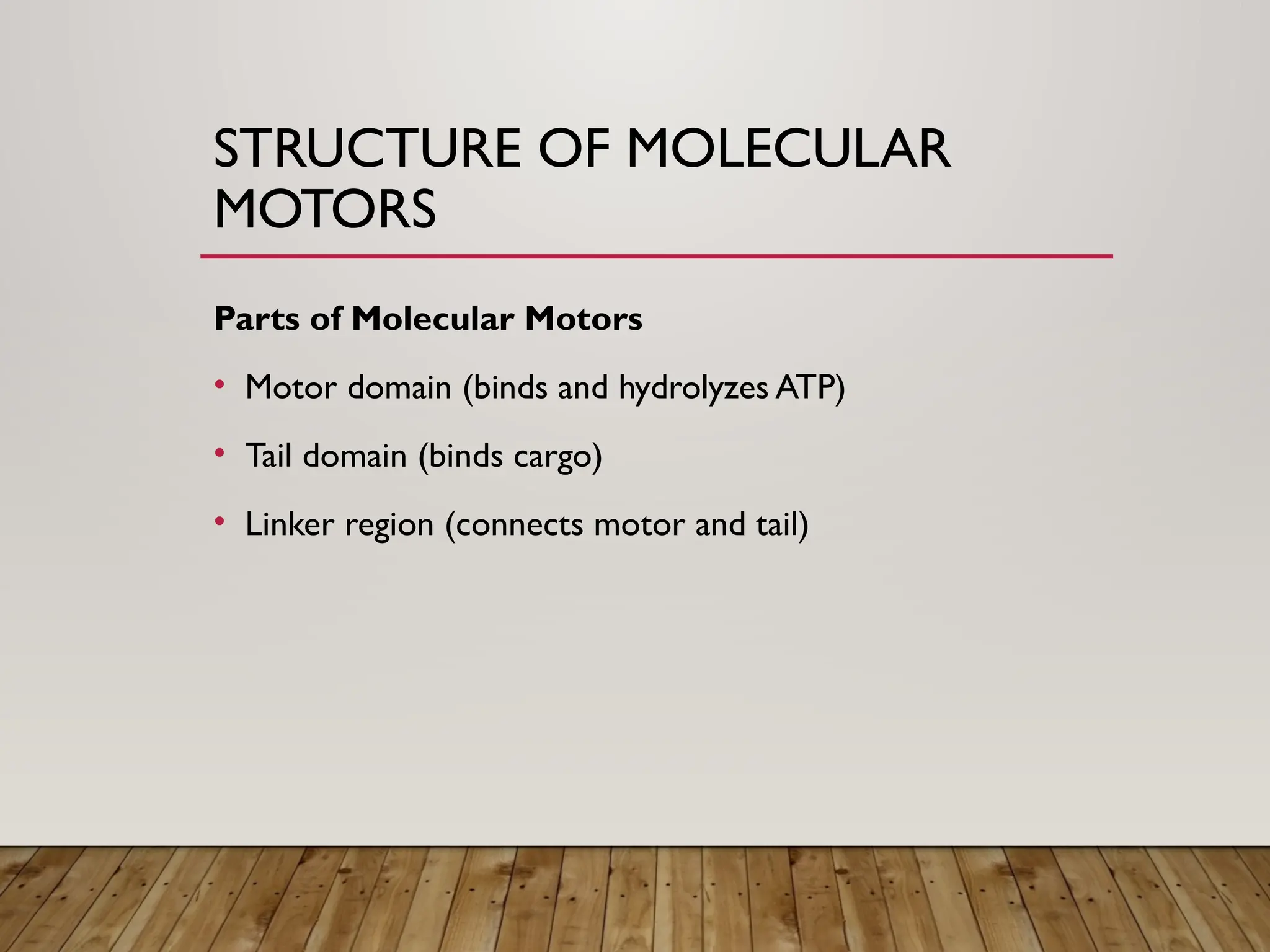 BioMolecular Motors, it's classification and their functions | PPTX