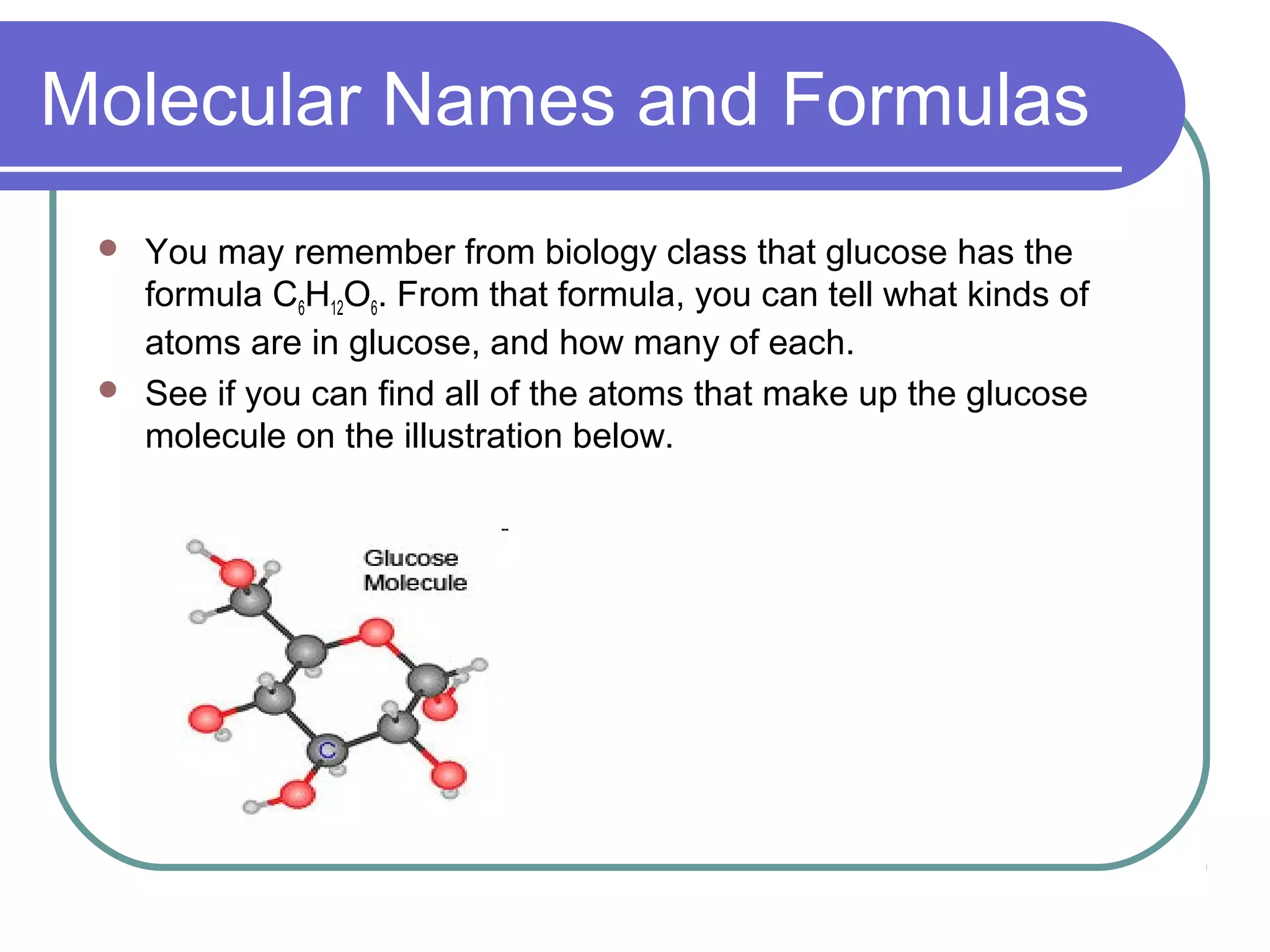 Molecular names formulas (1) | PPT