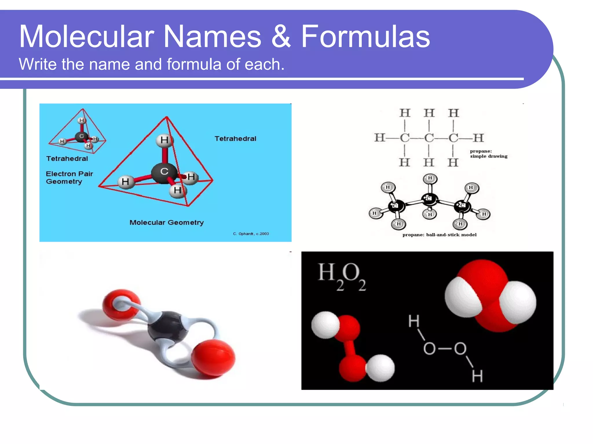 Molecular names formulas (1) | PPT