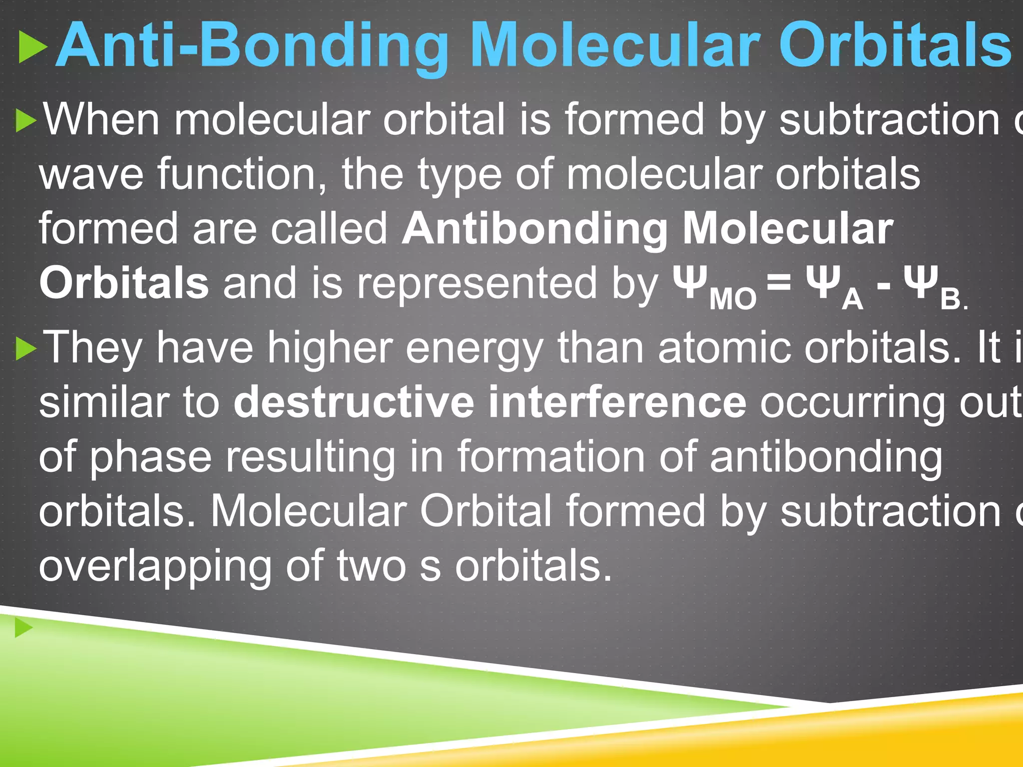 Molecular orbital theory | PPTX