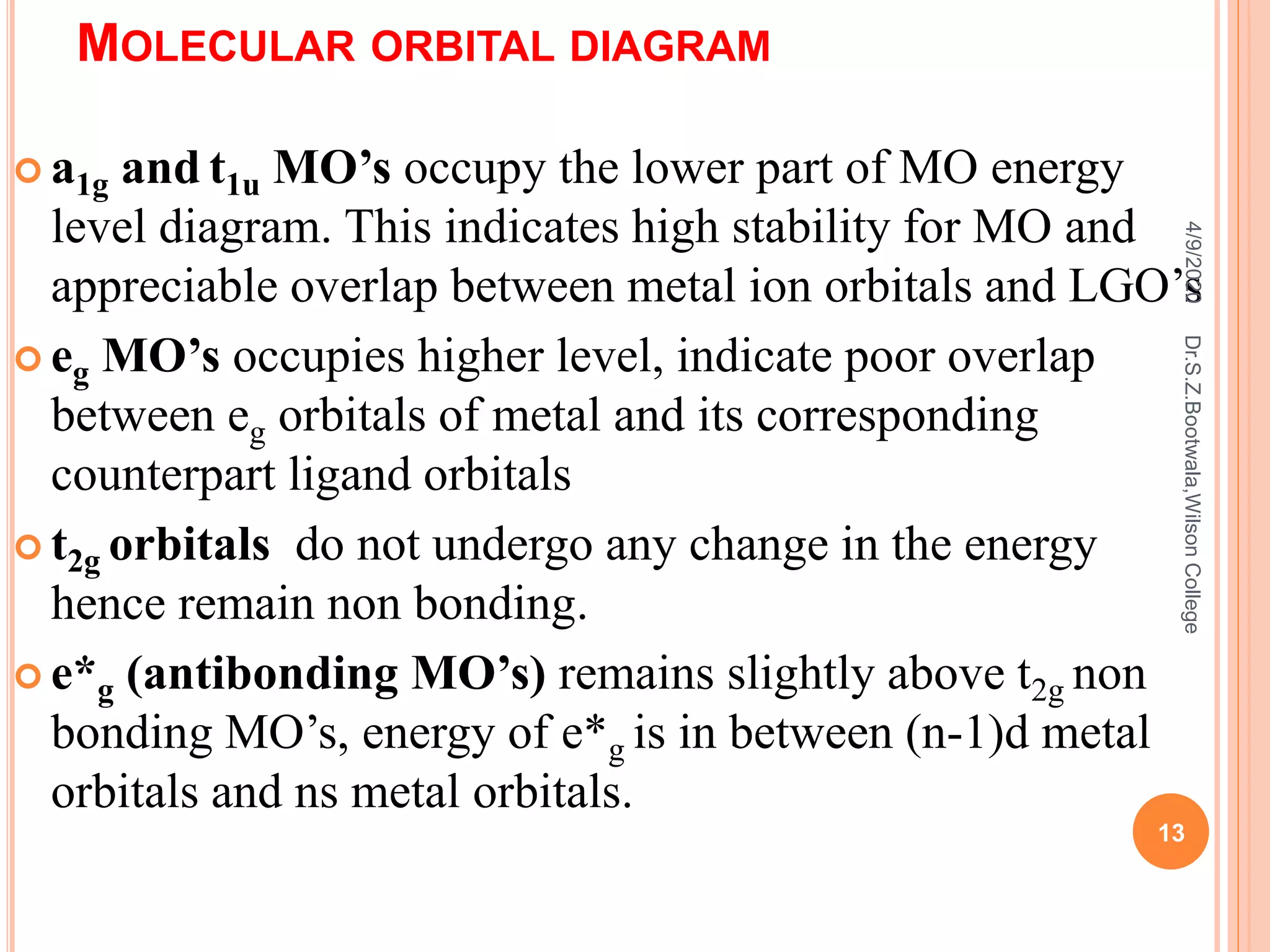 Molecular orbital theory | PPTX