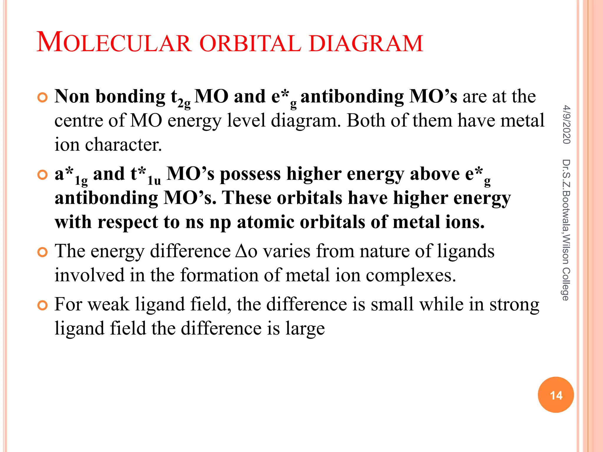 Molecular orbital theory | PPTX