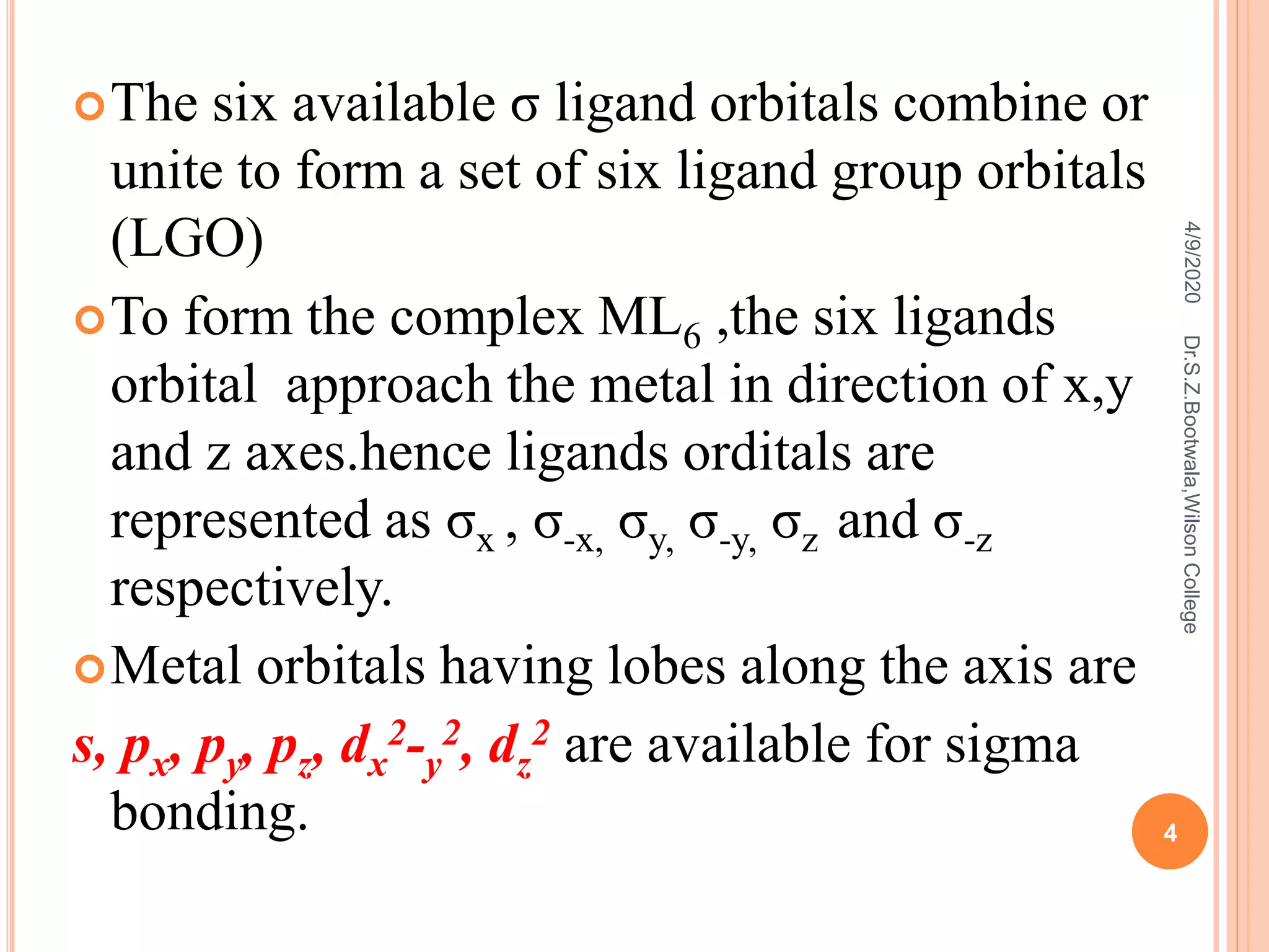 Molecular orbital theory | PPTX