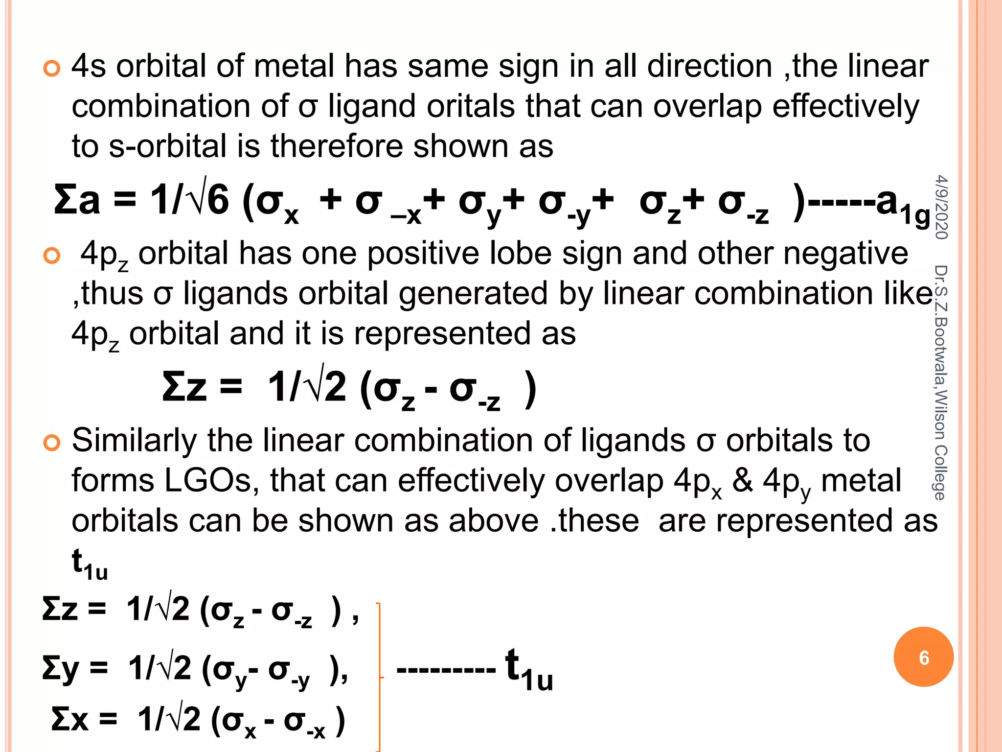 Molecular orbital theory | PPTX