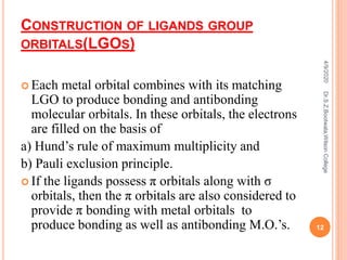 Molecular orbital theory | PPTX