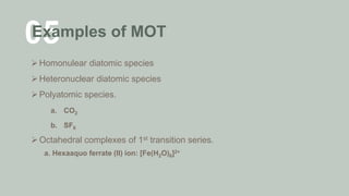 Molecular orbital theory | PPTX
