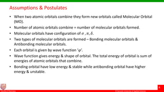 Molecular orbital theory | PPTX