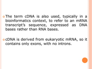 Molecular organization of eukaryotic DNA | PPTX