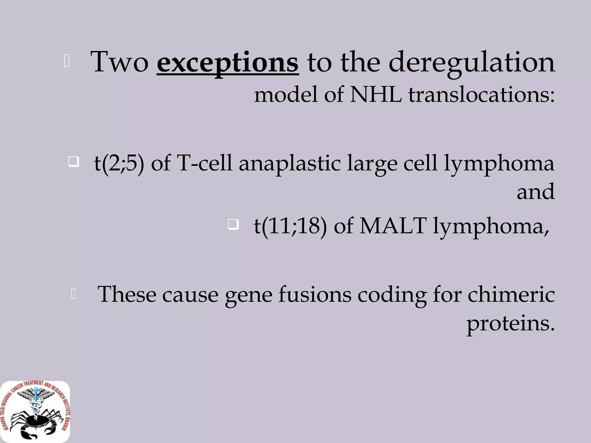 Molecular pathology of lymphoma by dr ramesh | PPT