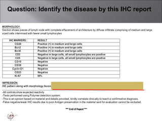 Molecular pathology of lymphoma by dr ramesh | PPT