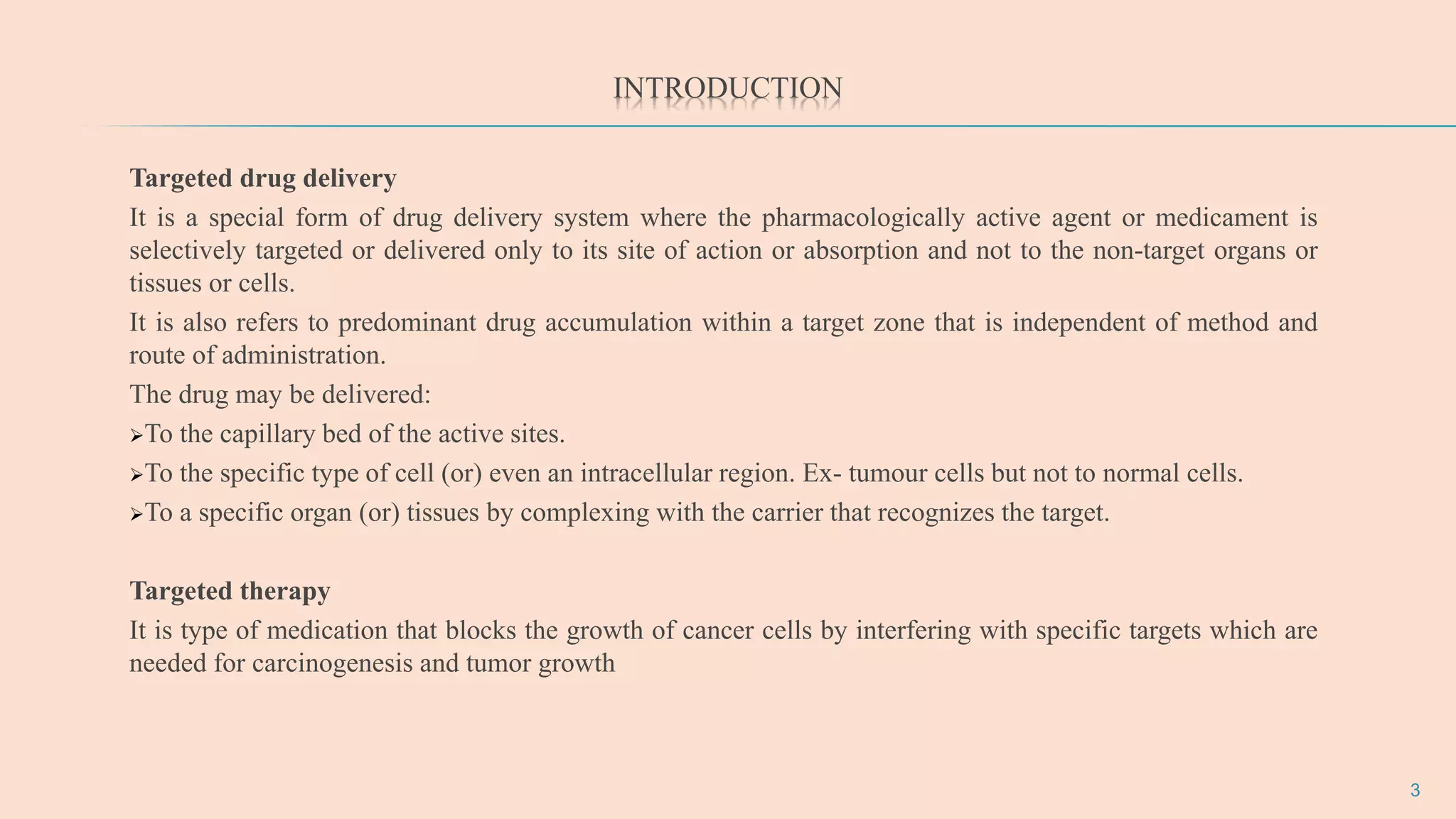 Tumour targeting and Brain specific drug delivery | PPTX
