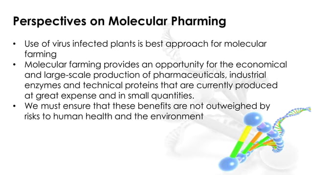 Molecular pharming | PPTX