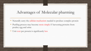 Molecular pharming | PPTX