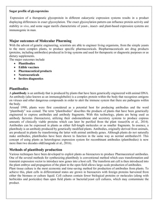 Molecular pharming | PDF