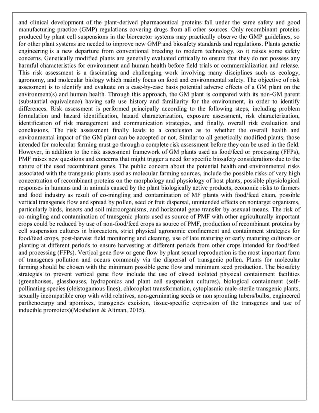 Molecular pharming | PDF