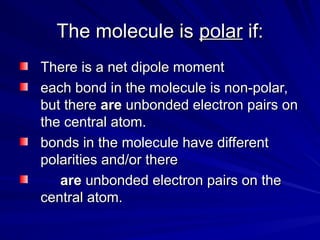 presentation on the concepts of Molecular Polarity.ppt