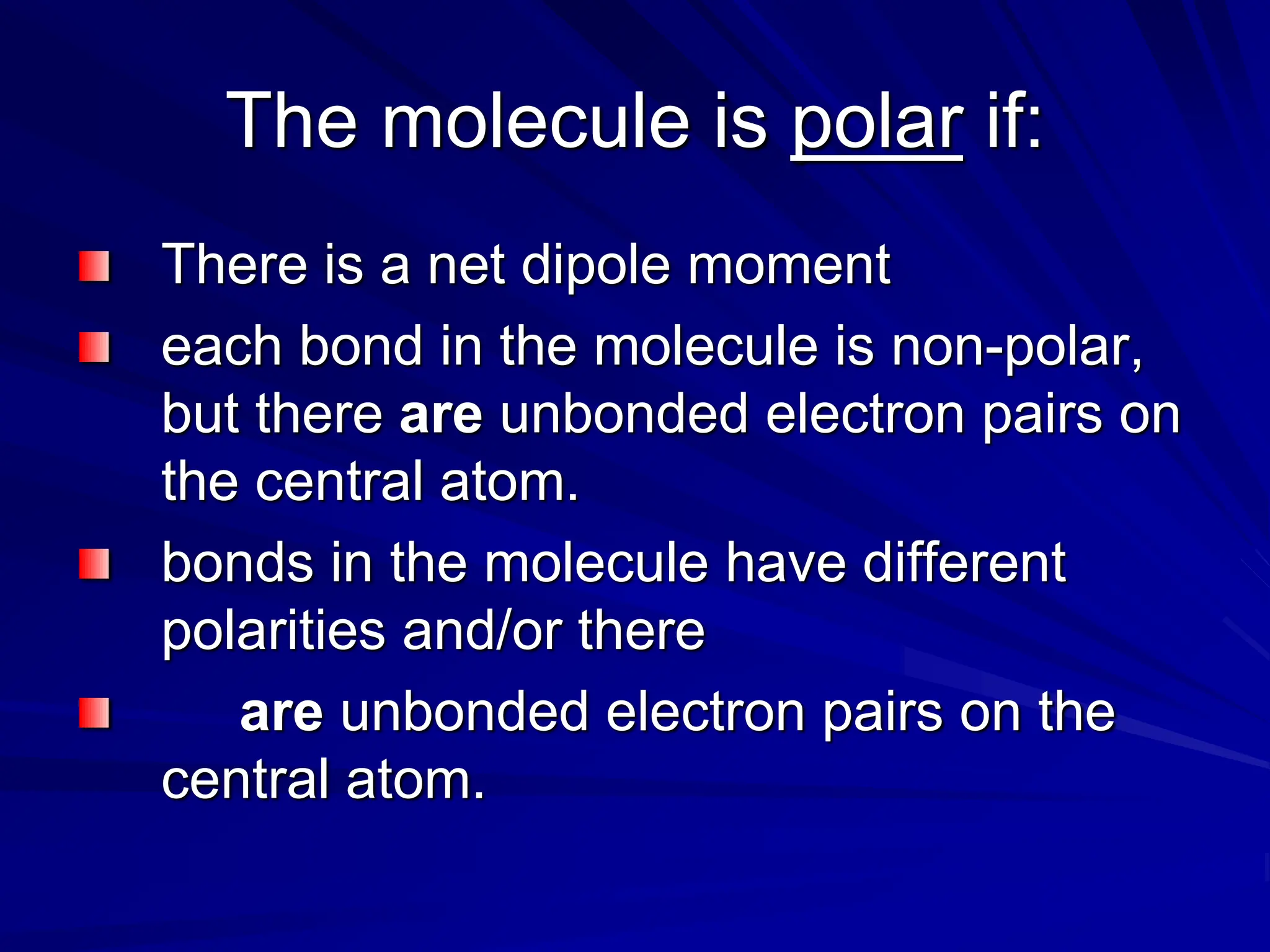 Molecular Polarity PowerPoint presentation | PPT