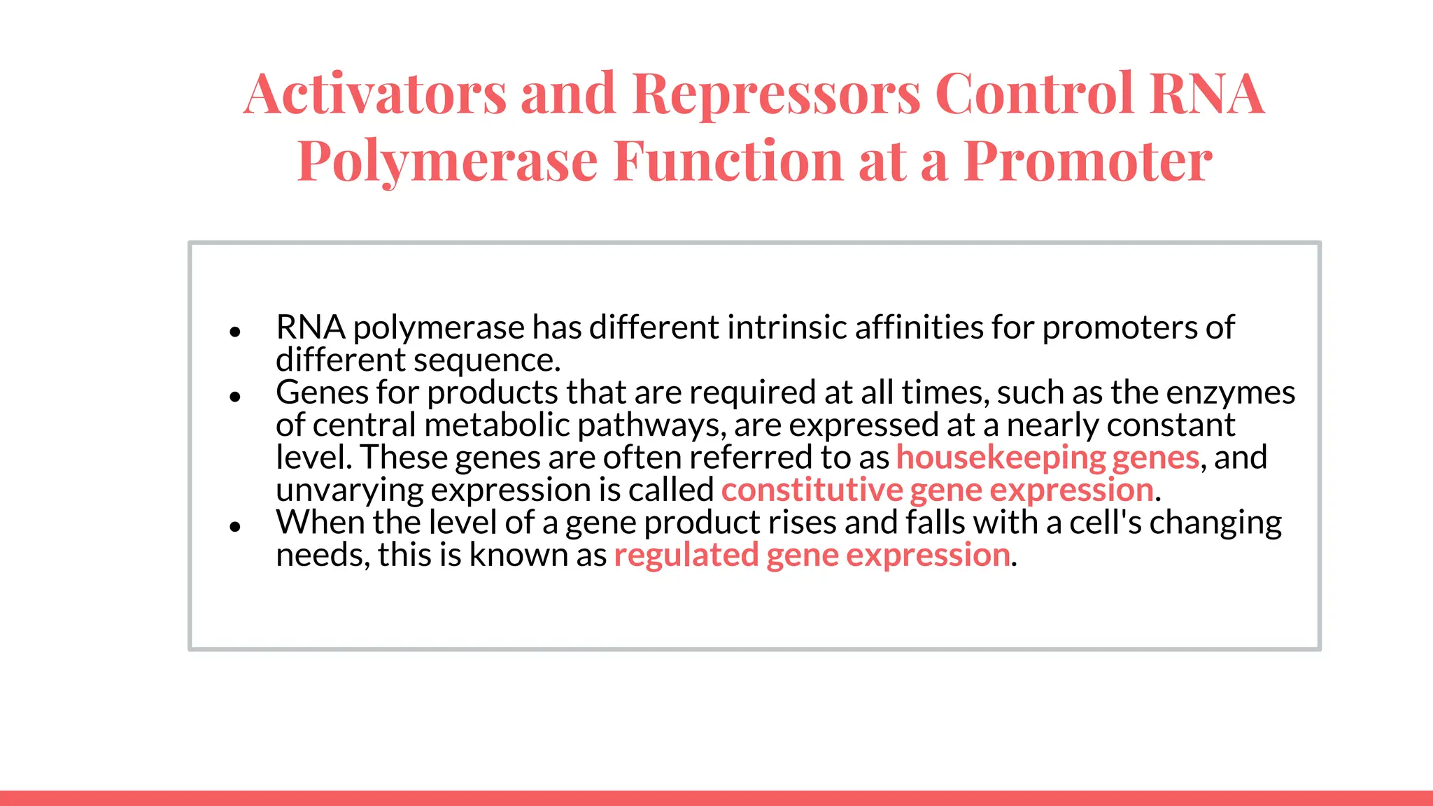 Regulation of gene expression | PPTX