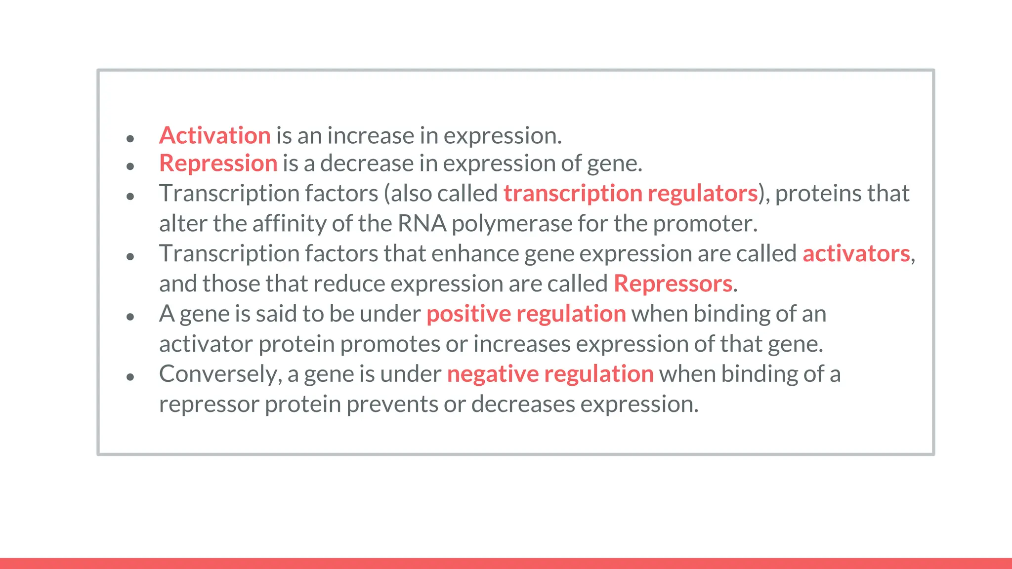 Regulation of gene expression | PPTX