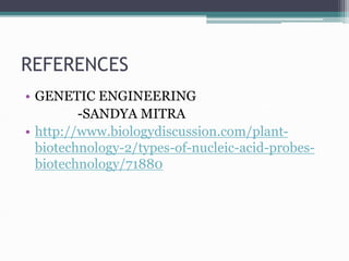 Molecular probes | PPTX
