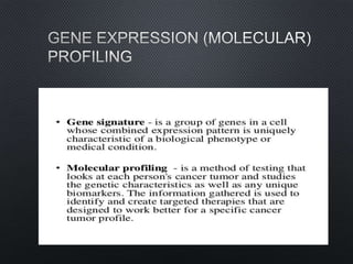 Molecular profiling in breast cancer | PPT