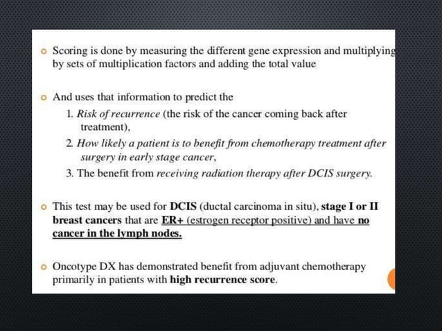 Molecular profiling in breast cancer | PPT | Free Download