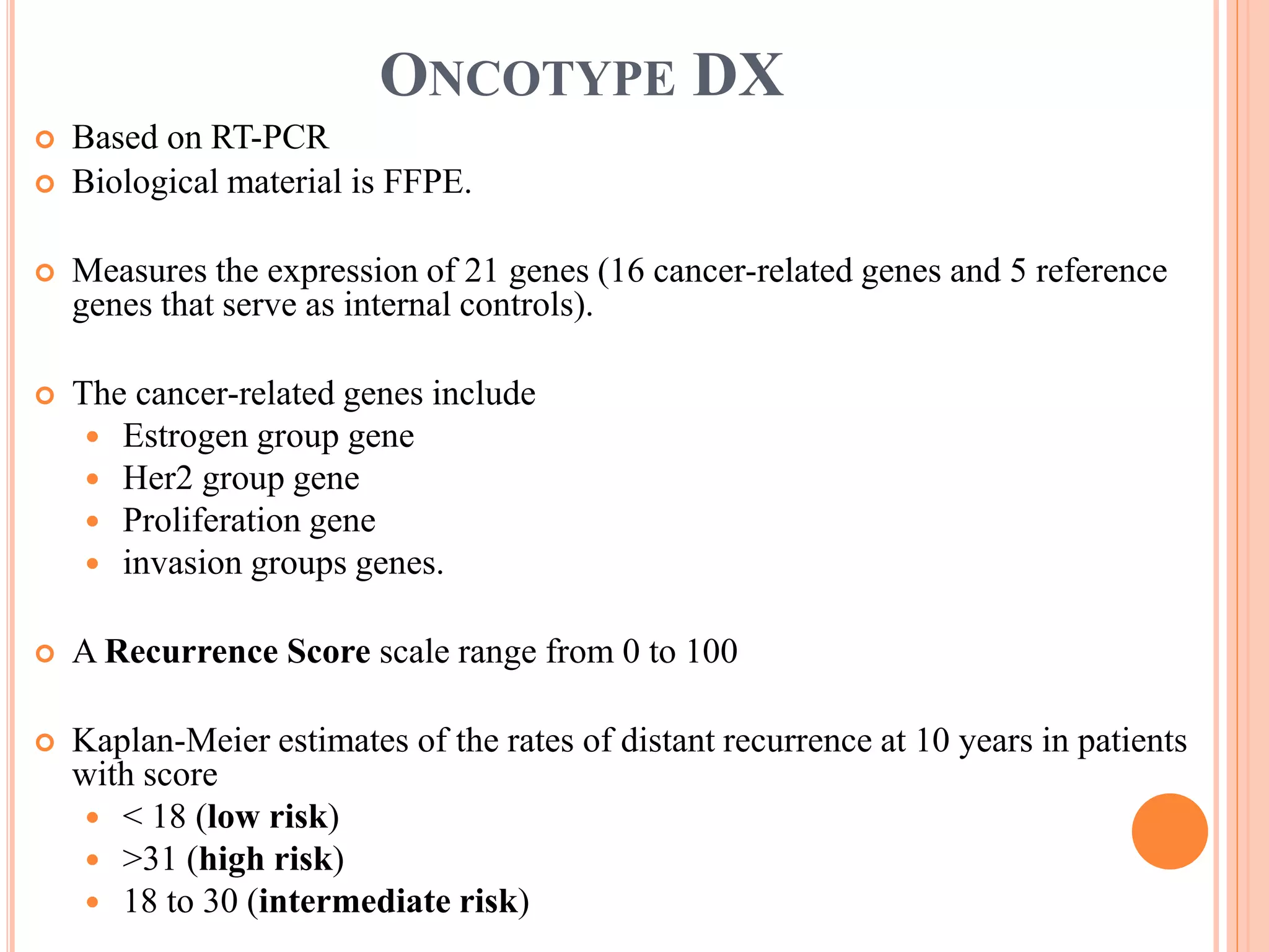 Molecular profiling of breast cancer | PPTX