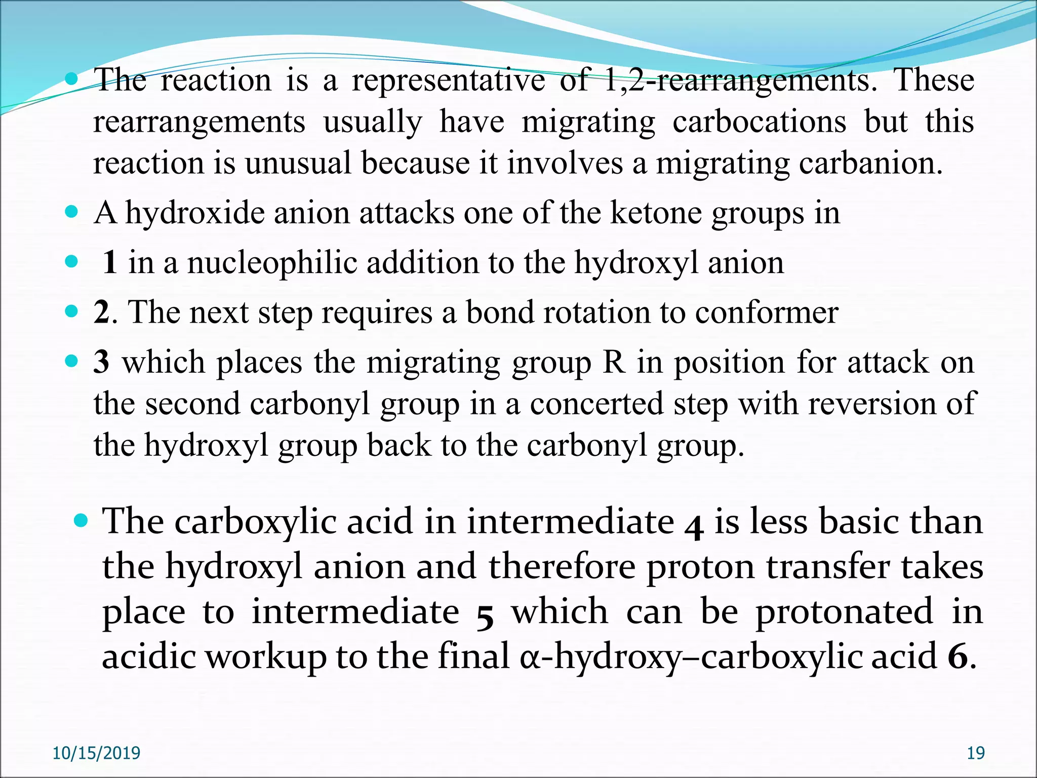 Molecular rearrangement | PPTX