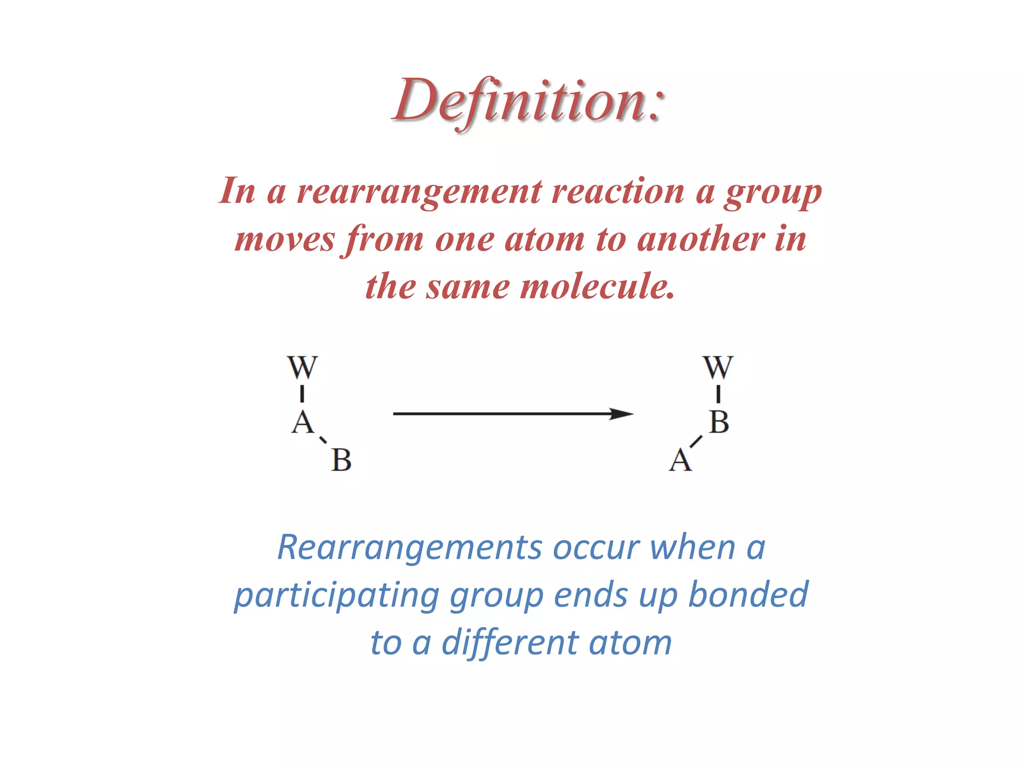 Molecular rearrangements | PPTX