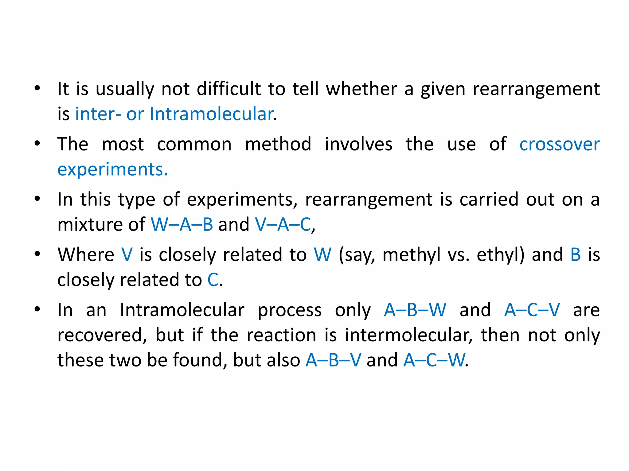 Molecular rearrangements | PPTX