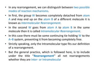 Molecular rearrangements | PPTX