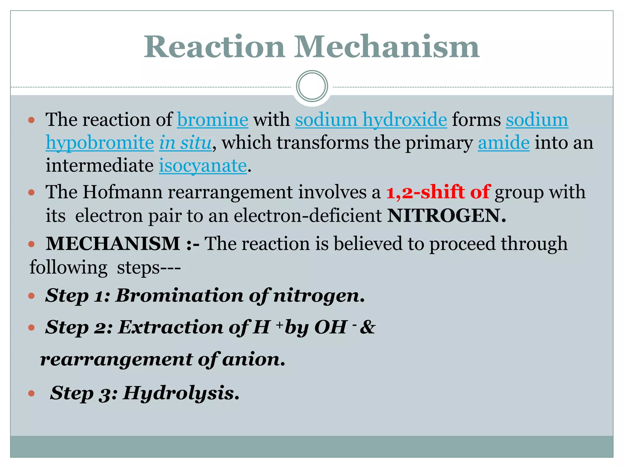 Molecular rearrangements involving electron deficient nitrogen as an ...