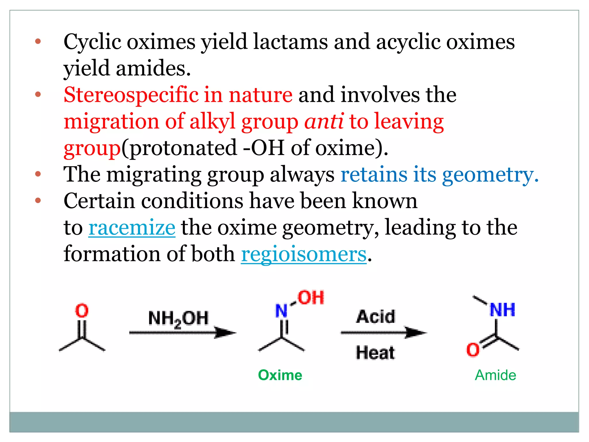 Molecular rearrangements involving electron deficient nitrogen as an ...