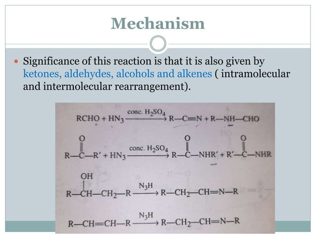 Molecular rearrangements involving electron deficient nitrogen as an ...