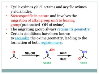 Molecular rearrangements involving electron deficient nitrogen as an ...