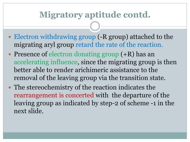Molecular rearrangements involving electron deficient nitrogen as an ...