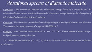 Molecular spectroscopy | PPTX