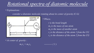 Molecular spectroscopy | PPTX